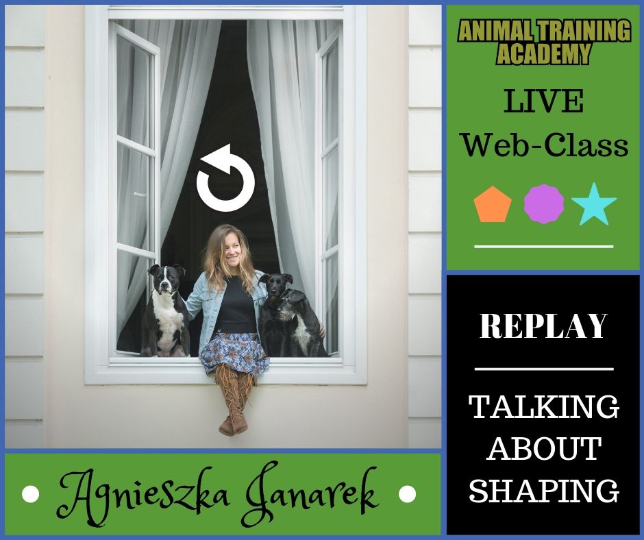 Agnieszka Janarek - Shaping, from basic to advanced - Animal Training ...
